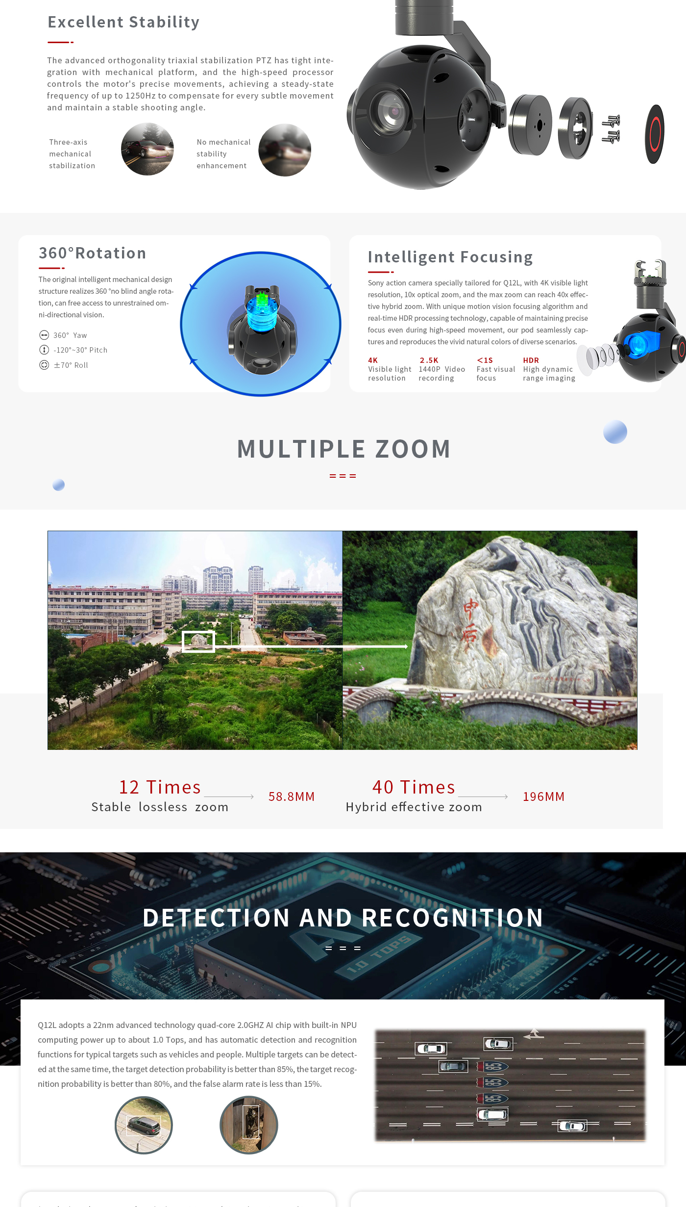 Q12L_Single Sensor Pod_Products_ZINGTO Avigation Technology Co., Ltd